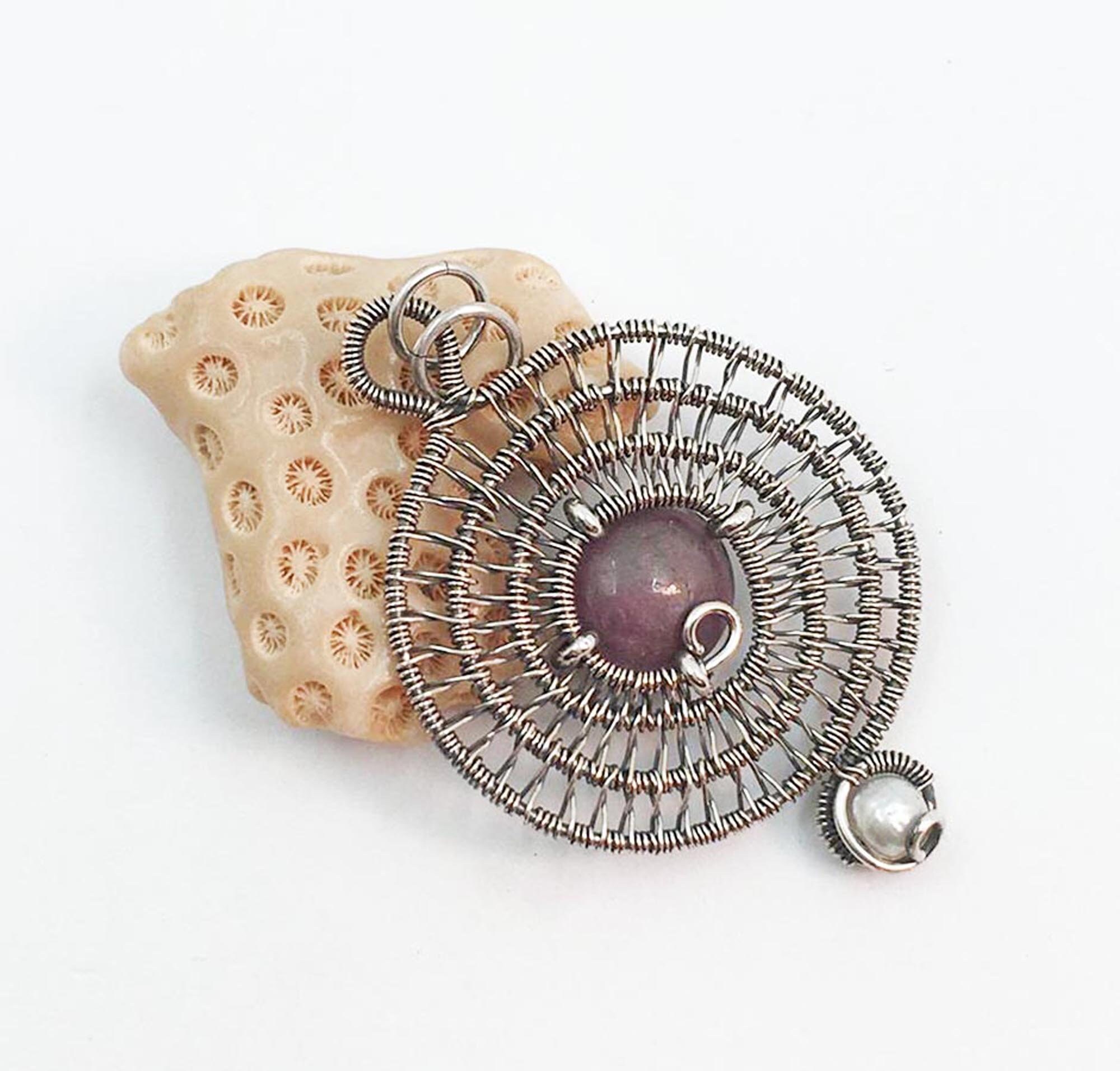 Woven Spiral Cabochon Pendant Tutorial - Etsy