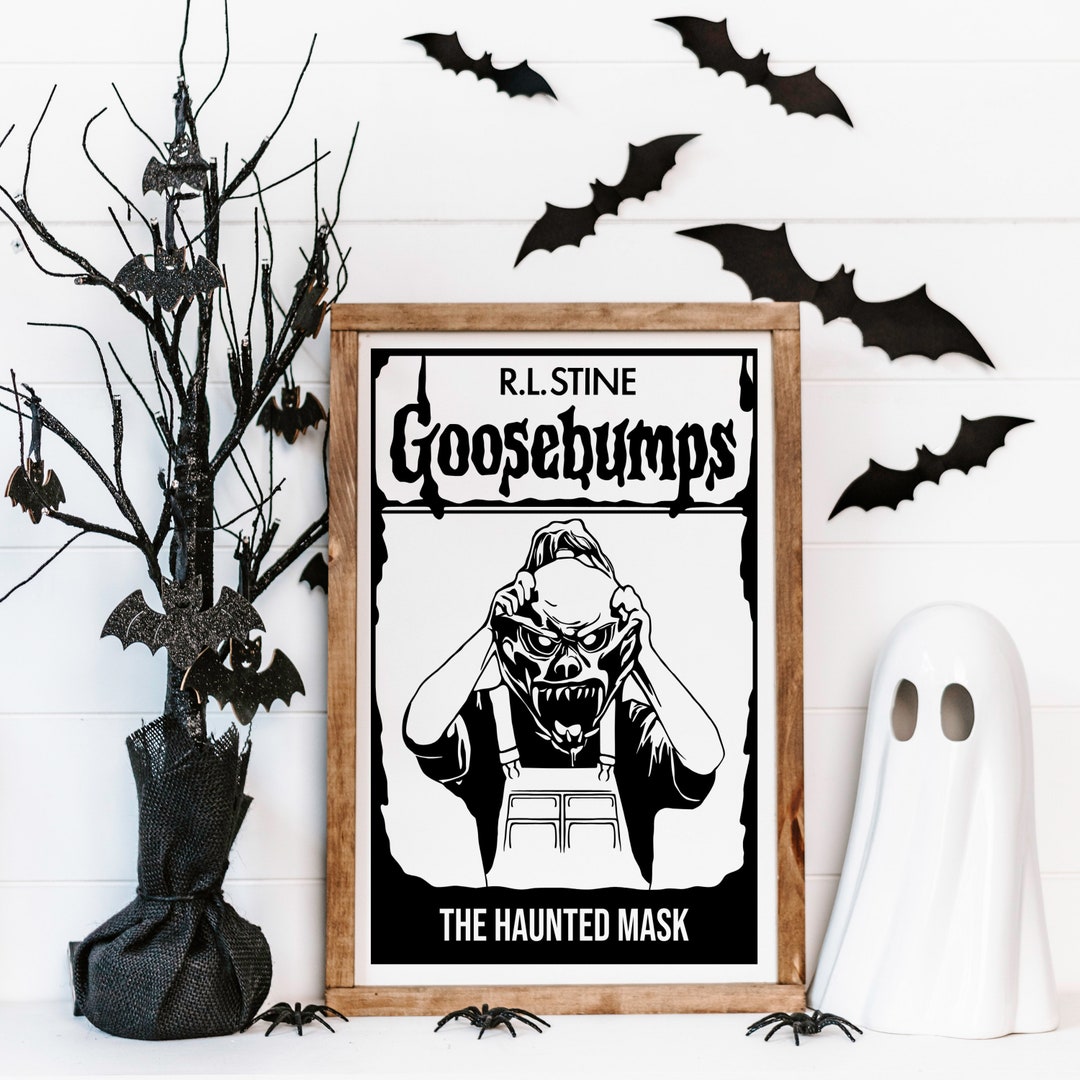 Goosebumps Sign Book Cover Sign Scary Sign Halloween Sign Halloween ...