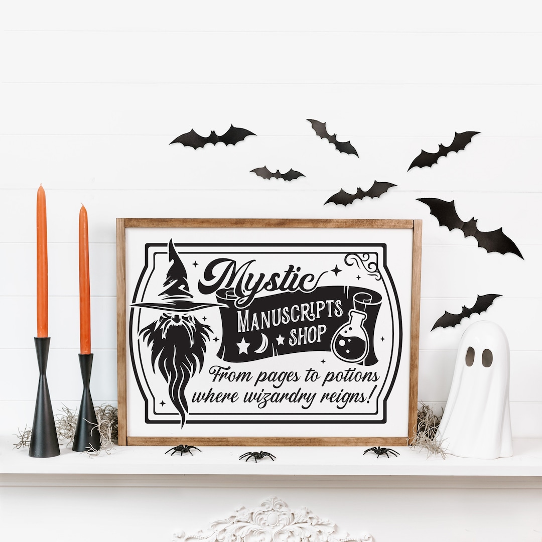 Potion Shoppe Witch Potions Witch Sign Halloween Sign Modern Farmhouse ...
