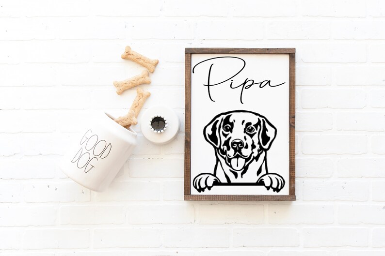 Personalized Dog Signs Dog Sign Farmhouse Sign Pet Sign Pet Name Sign ...