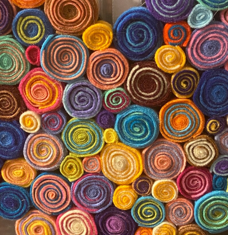 Wool Blend Felt Heart 11 - Etsy