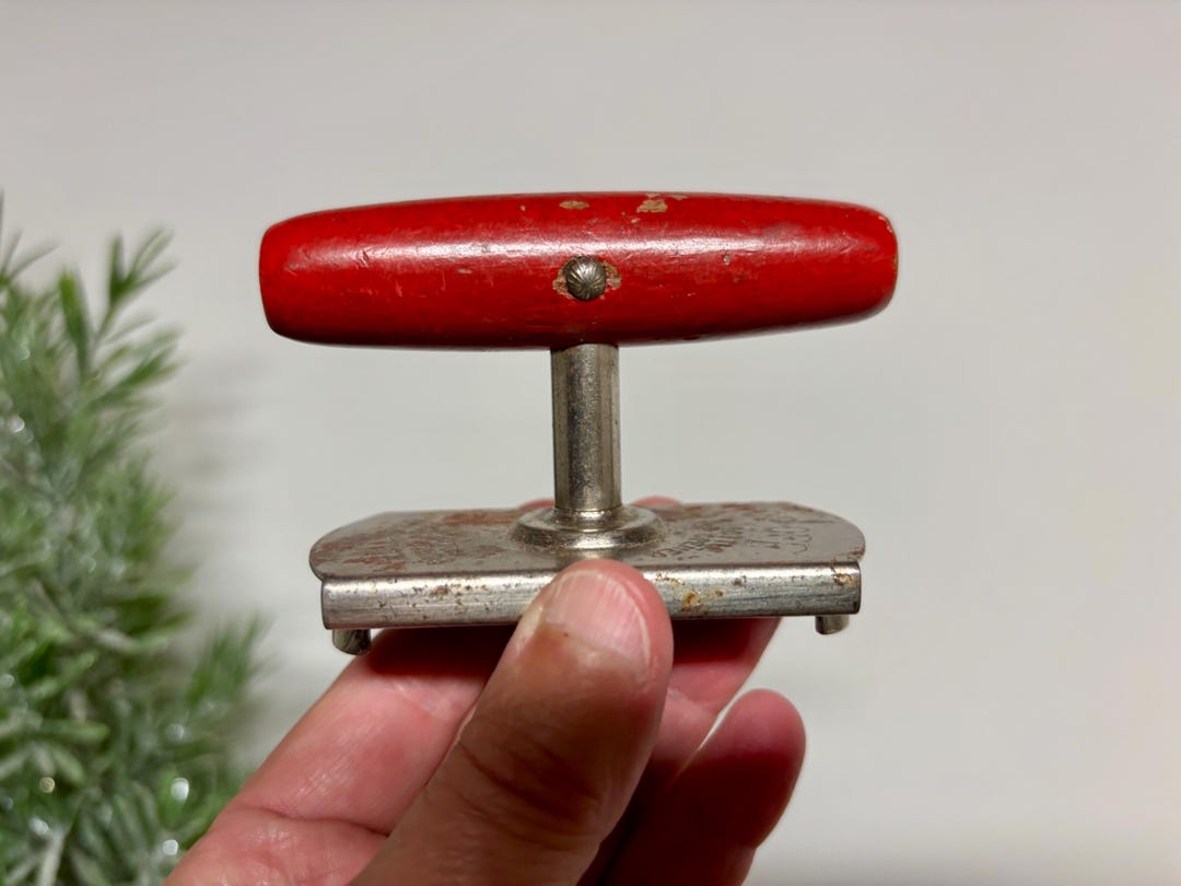 Vintage Top-off Jar Opener…food. Cooking. Bottle. Metal. Wood. Handle ...