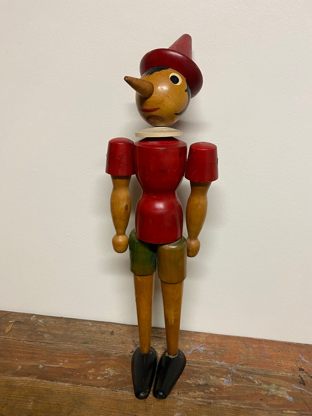 Vintage Wooden Pinocchio Toyold. Retro. Antique. Wood. Hand - Etsy