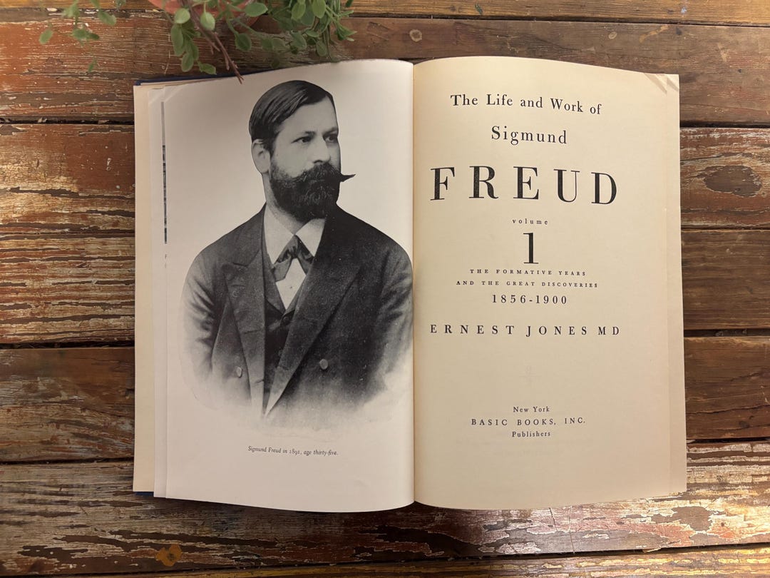 Vintage Sigmund Freud Biography…"the Life and Work of Sigmund Freud ...