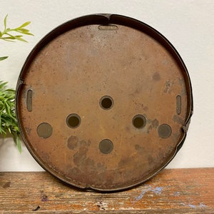 Vintage Metal Clock Faceold. Retro. Antique. Timepiece. Numbers ...
