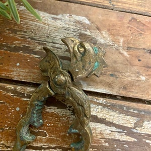 Vintage Brass Rooster Nutcracker…retro. Old. Heavy. Solid. Distressed ...