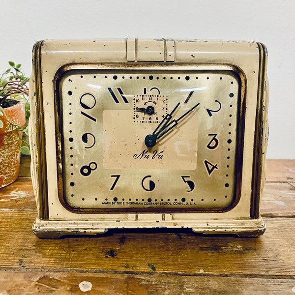 Art Deco Wall Clock - Etsy