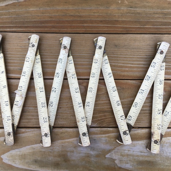 Vintage Wooden Ruler - Etsy