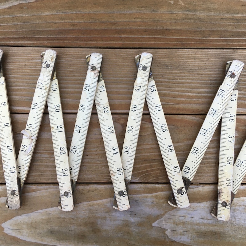 Vintage Wooden Ruler - Etsy