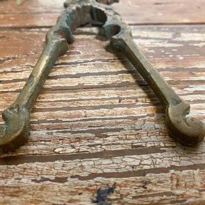 Vintage Brass Rooster Nutcracker…retro. Old. Heavy. Solid. Distressed ...