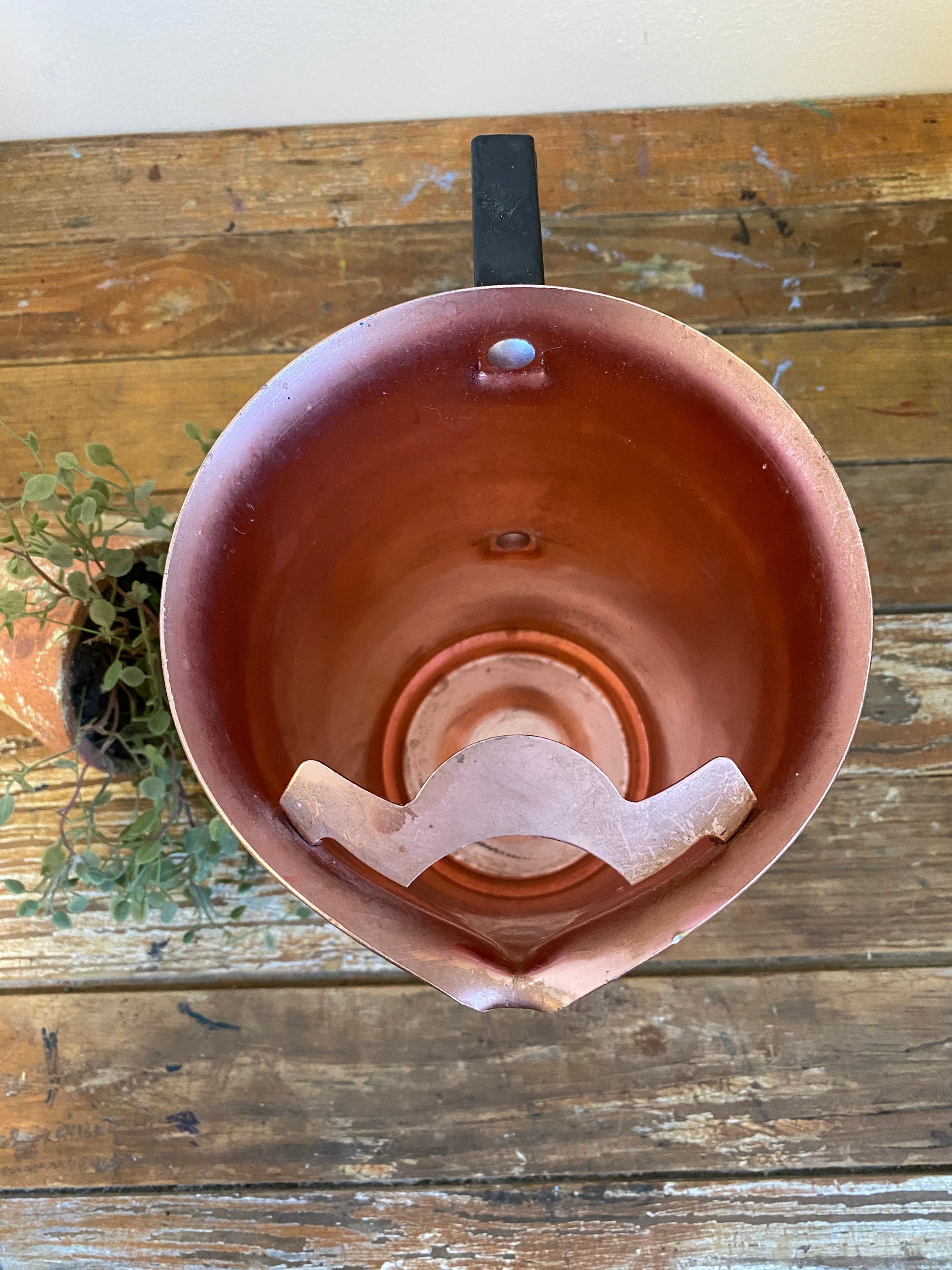 Vintage Pink Color Craft Pitcher...old. Retro. Metallic. | Etsy