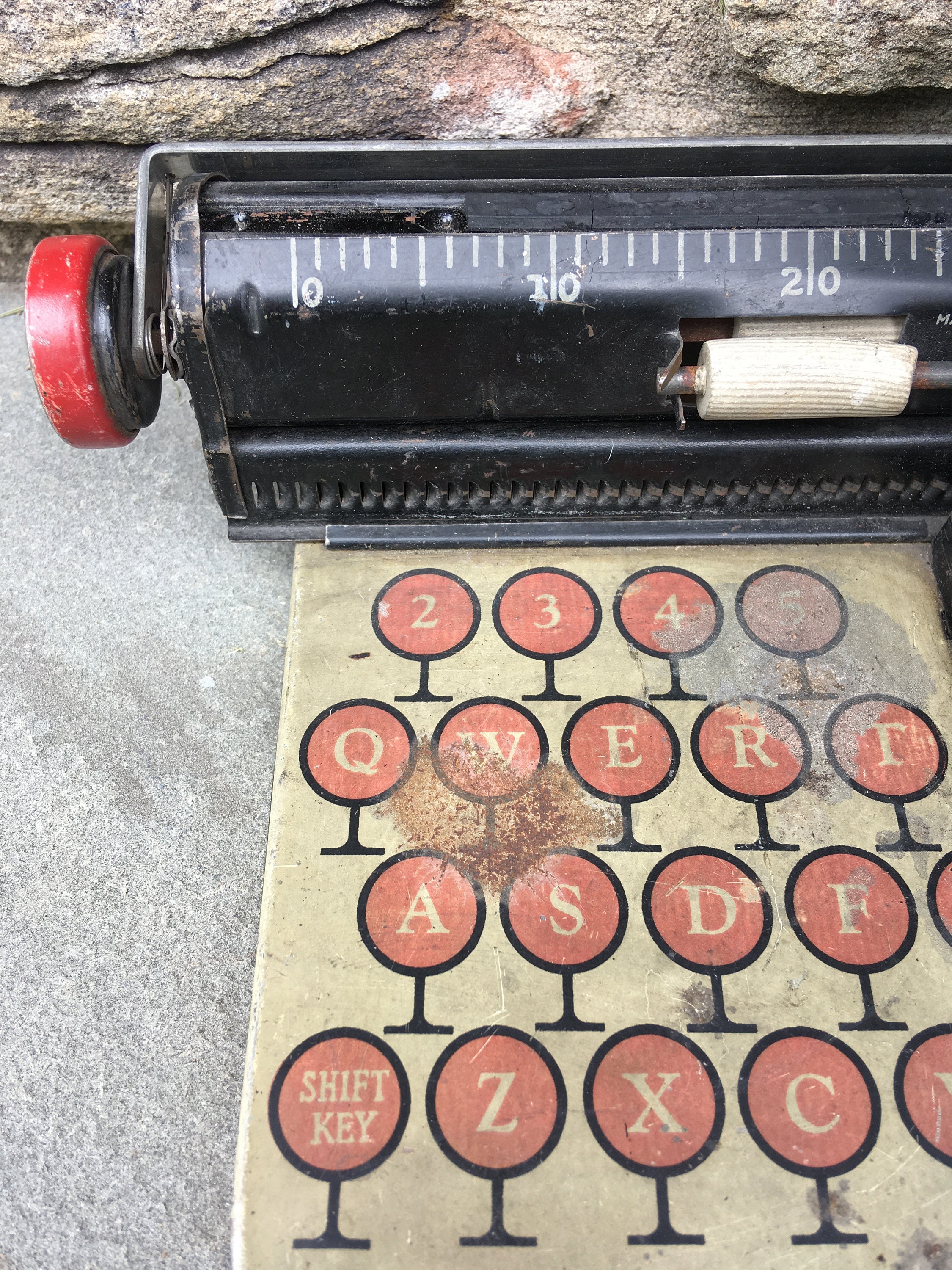 Vintage Toy Typewriter...Louis Marx. Antique. Retro. Metal. | Etsy