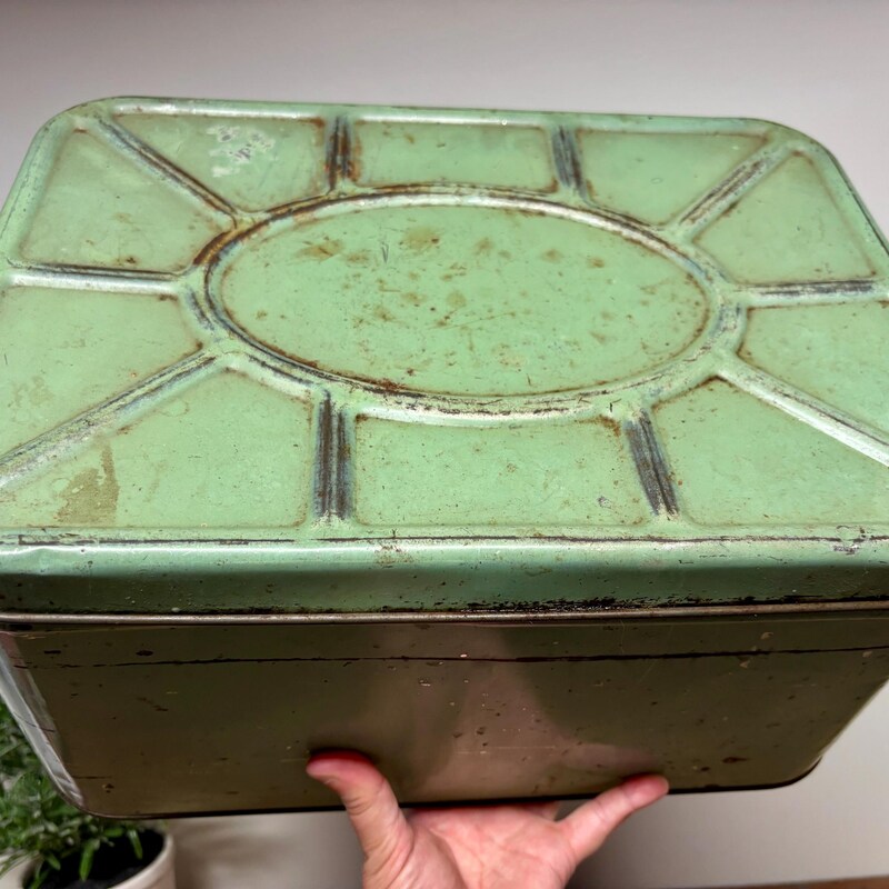 Tin Bread Box - Etsy