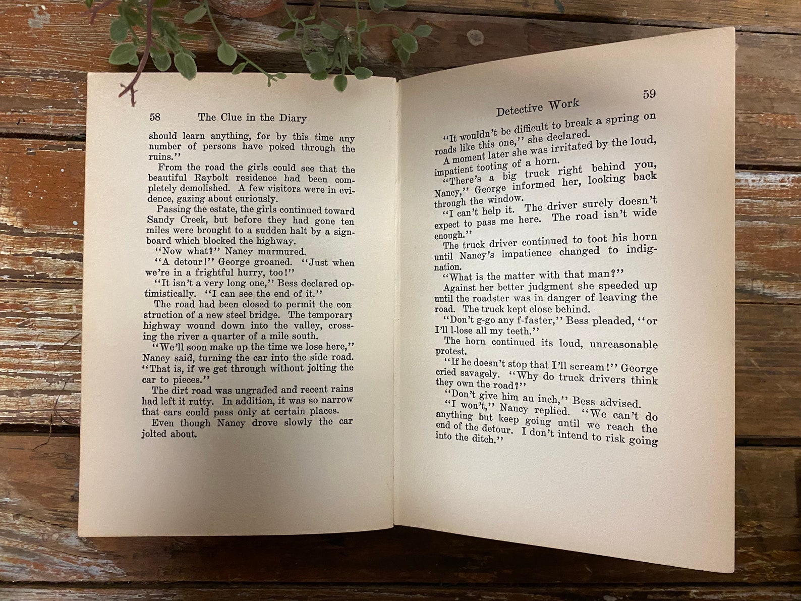 Vintage Nancy Drew Hardcover: the Clue in the Diary, 1932 Edition - Etsy