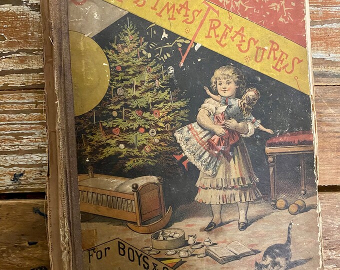 Antique Christmas Treasures for Boys and Girls Book…1879. Hardcover ...