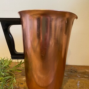 Vintage Pink Color Craft Pitcher...old. Retro. Metallic. - Etsy