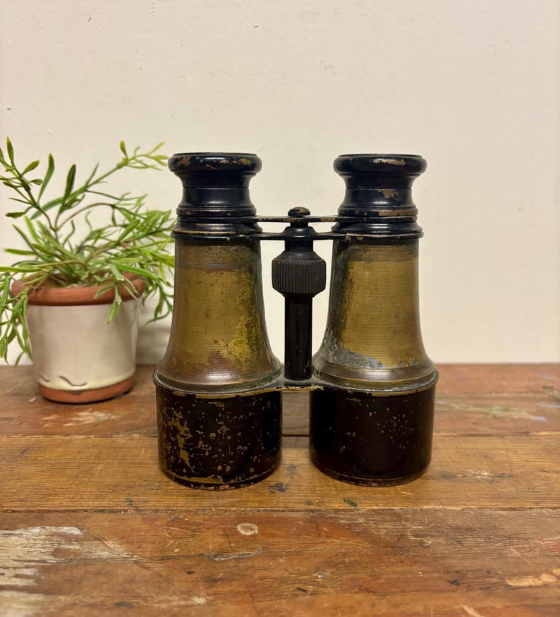 Antique Brass Binoculars…world War I. 1920’s. Field Glasses. Magnifiers ...
