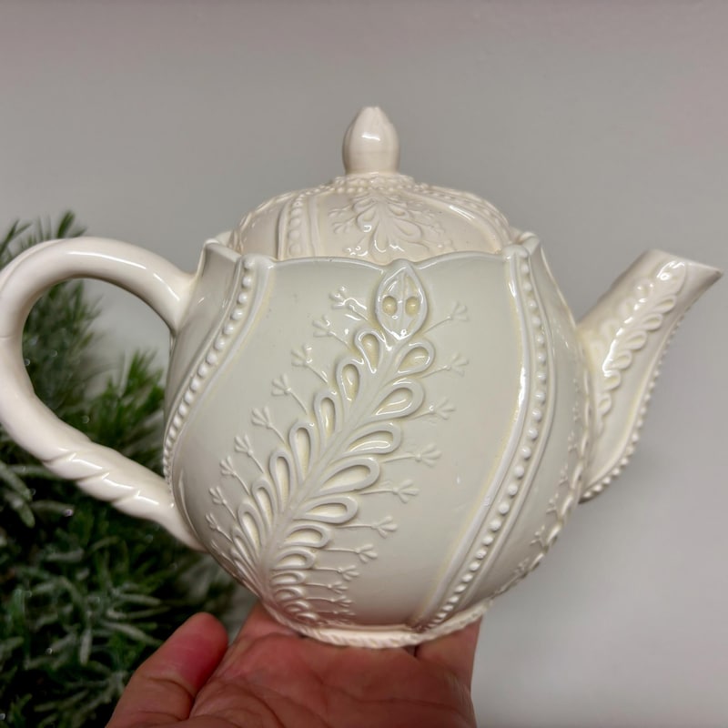 Embossed Teapot - Etsy