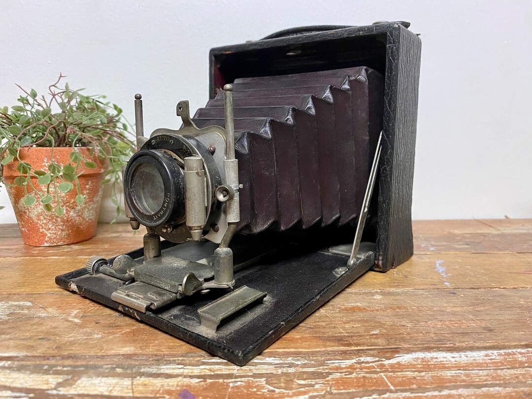 RARE Antique Kodak Star Premo Bellows Camera...red. Black. Photos ...
