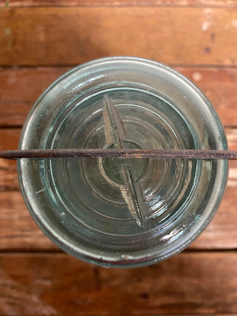 Antique Blue Atlas Mason Jarcanning. E-Z Seal. Bail. Wire. - Etsy