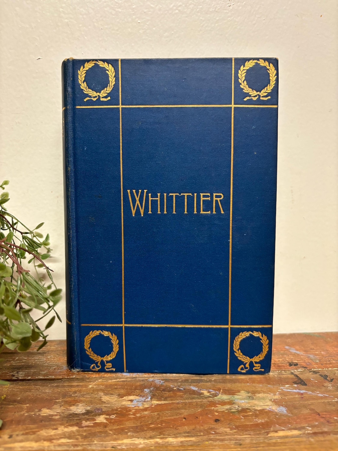 Antique ”whittier’s Complete Poems”book…. 1904. Whittier Poetry ...