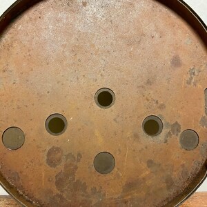 Vintage Metal Clock Faceold. Retro. Antique. Timepiece. Numbers ...