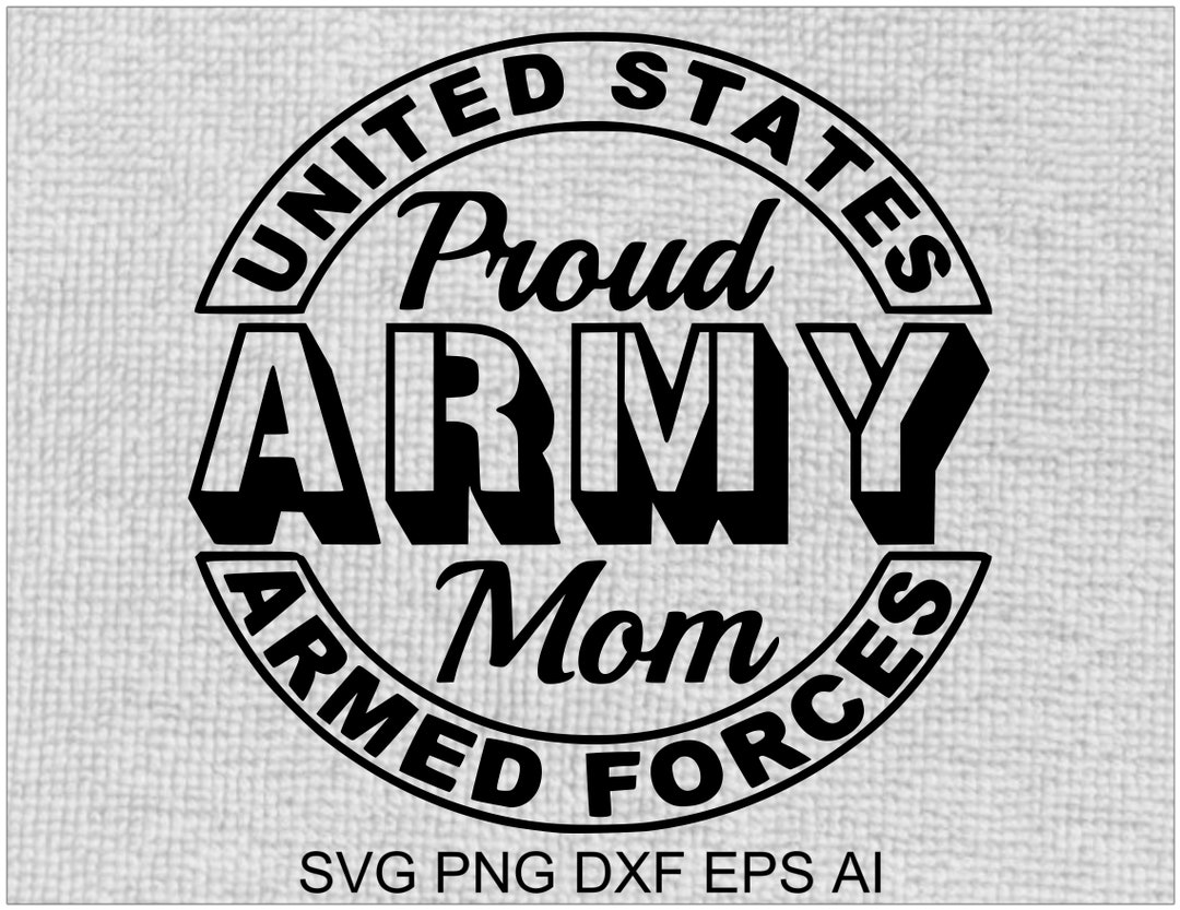 Army Decal SVG Digital Download: Military Vinyl Cutter Files for Cricut ...
