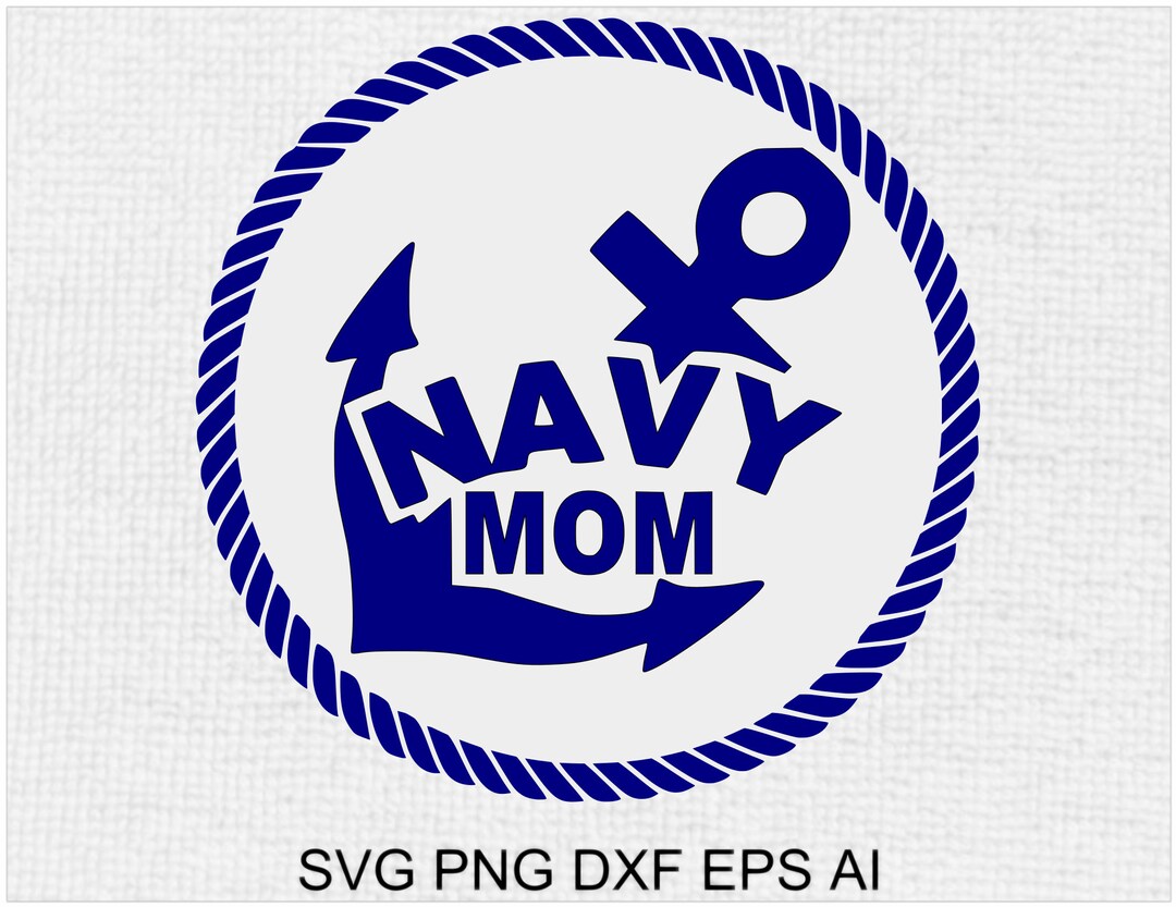 Navy Decal SVG Digital Download Files Are Compatible With All Vinyl ...