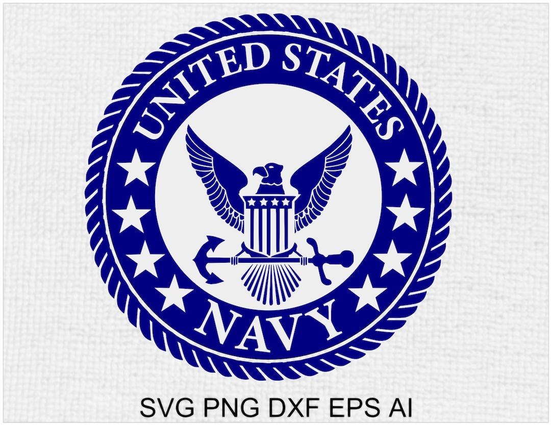 U.S. Navy Decal SVG Digital Download Files Are Compatible With - Etsy