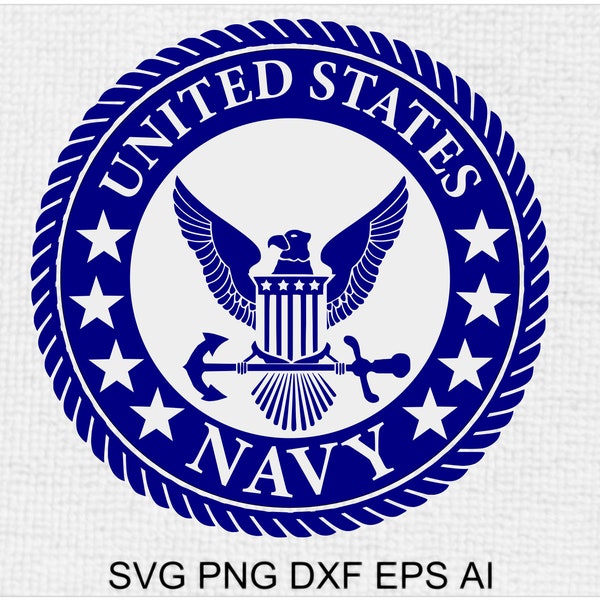 Navy Decal - Etsy