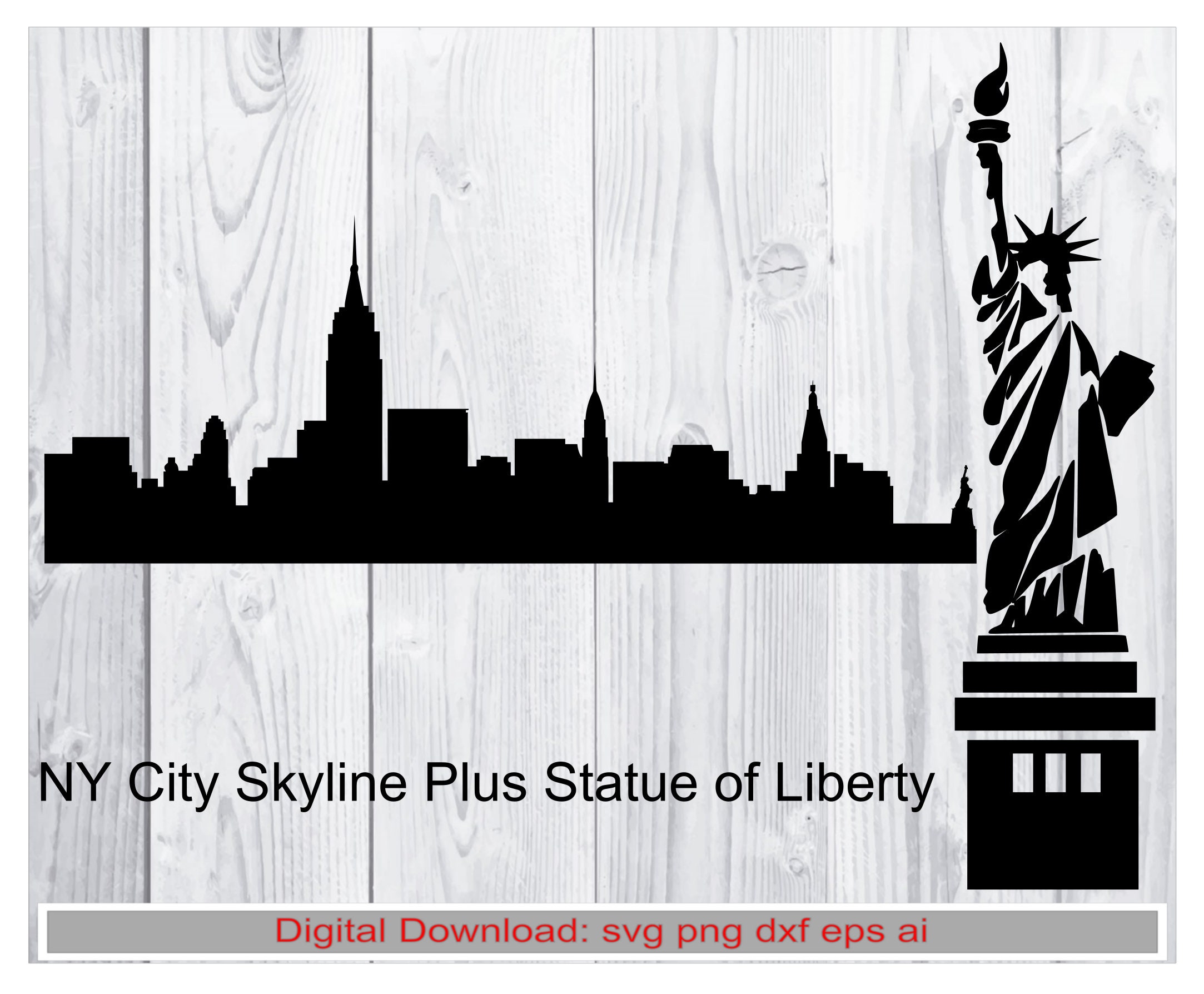 Drawing & Illustration Vinyl Cricut Statue of Liberty SVG AI Vector Car ...