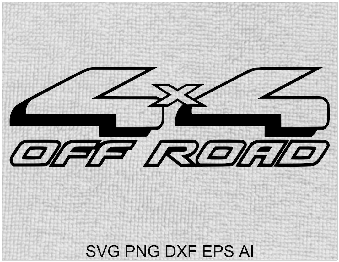4x4 off Road Truck Decal Svg Digital Download Files Are Compatible With ...