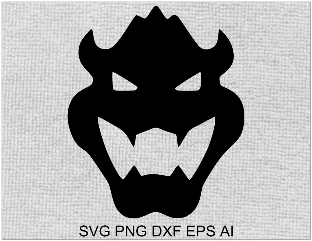 Bowser Decal SVG Digital Download: Vinyl Cutter, Printer, Laser Cut ...