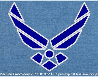 Air Force Embroidery | Etsy