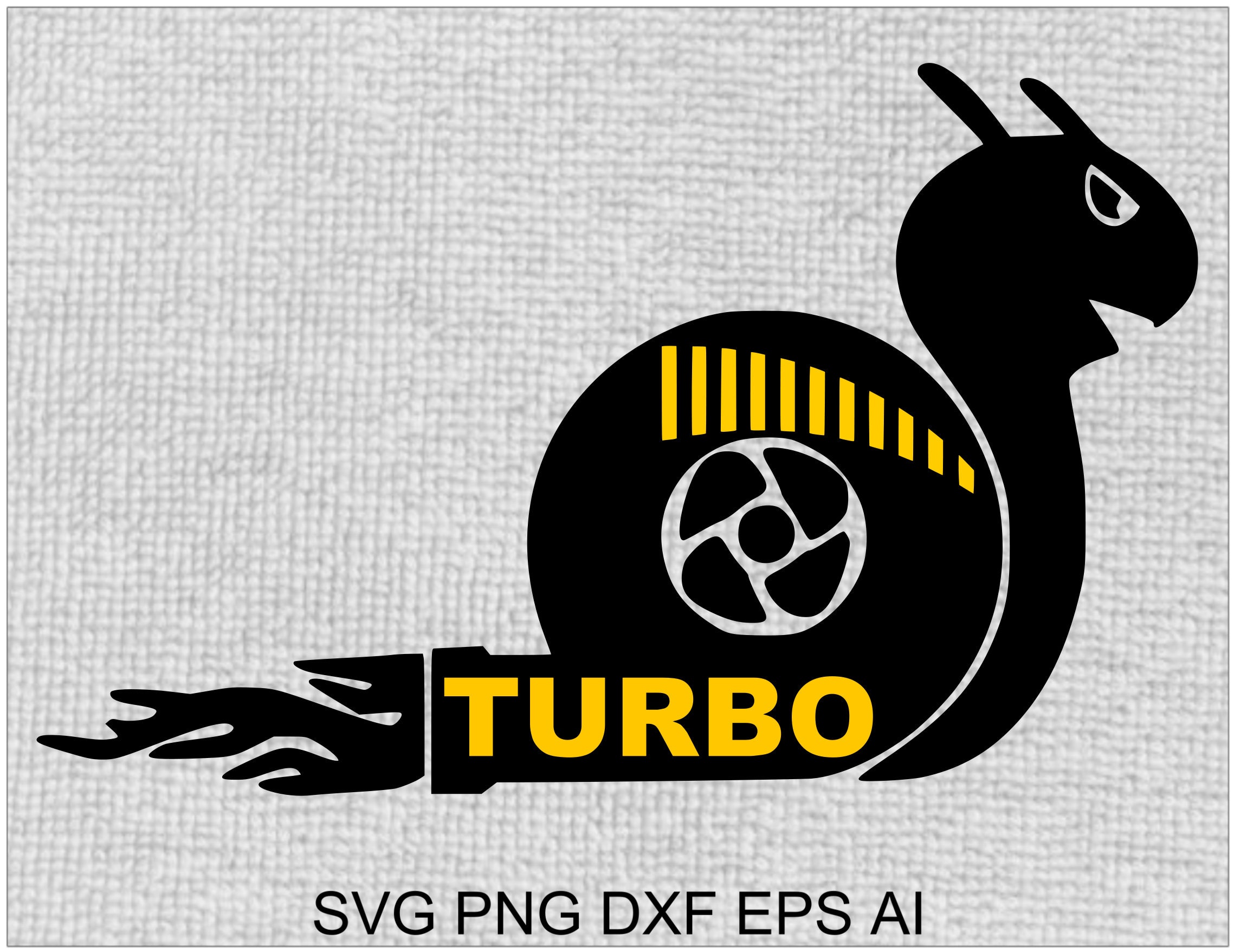 Funny Turbo Boost Snail calcomanía SVG archivos de descarga - Etsy México