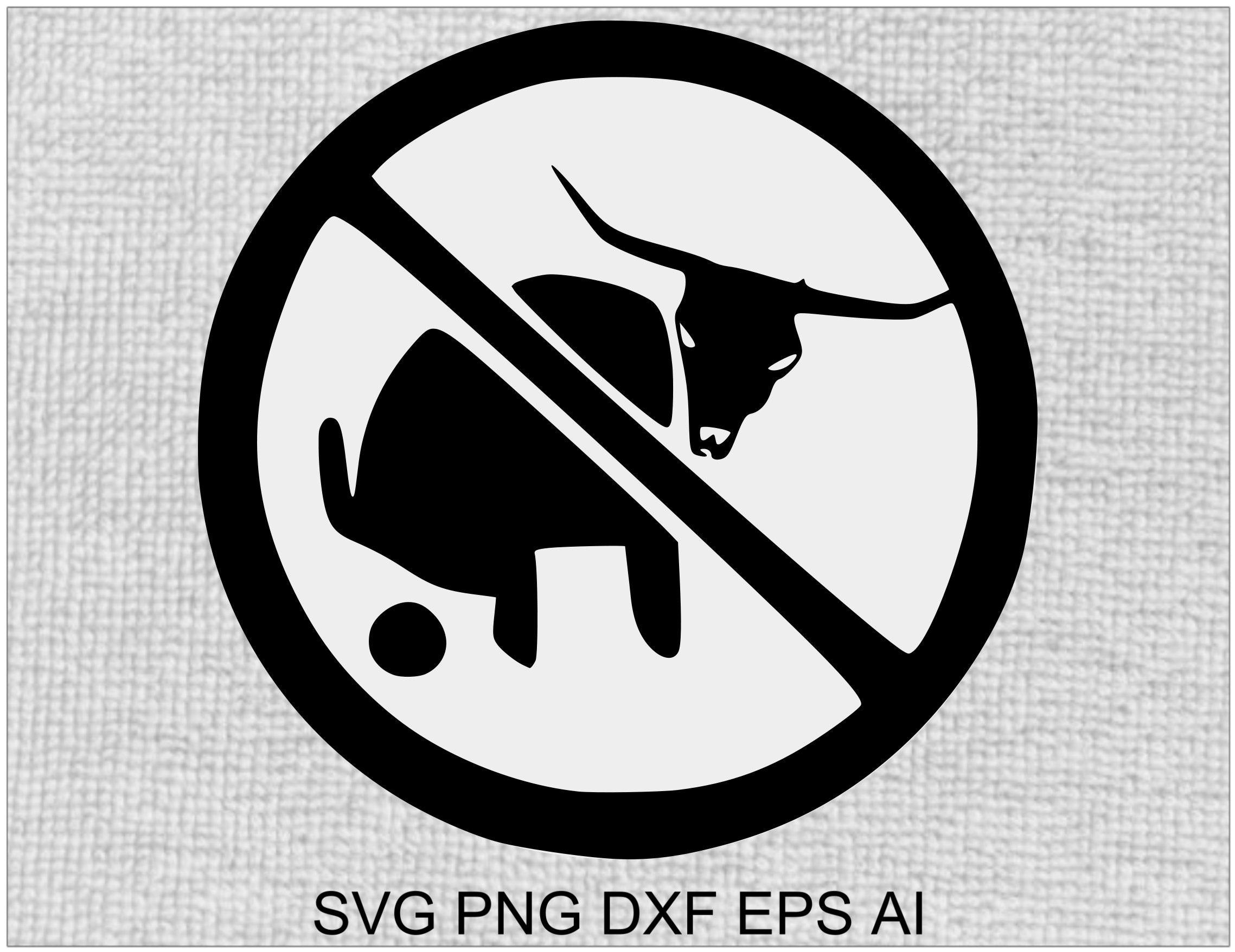 No Bull Shit Decal SVG Digital Download Files Are Compatible - Etsy