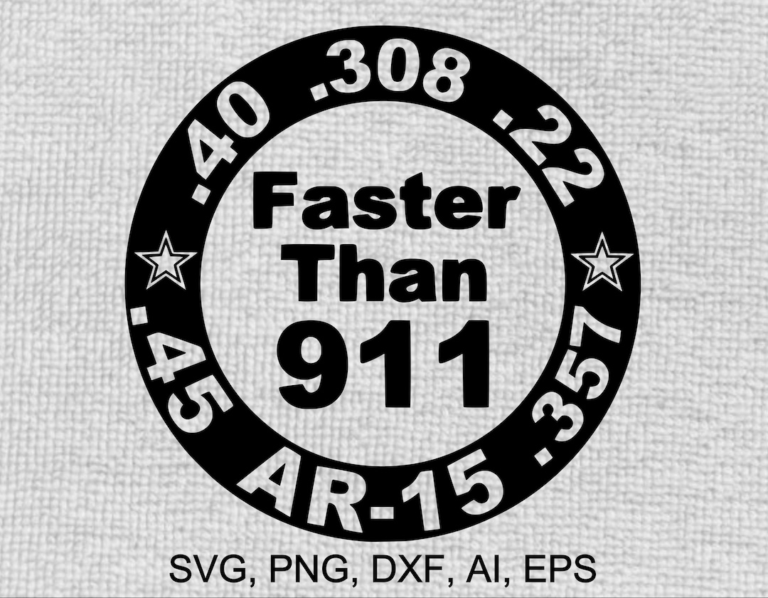 Firearms Decal SVG: Digital Files for Vinyl Cutters, Printers ...