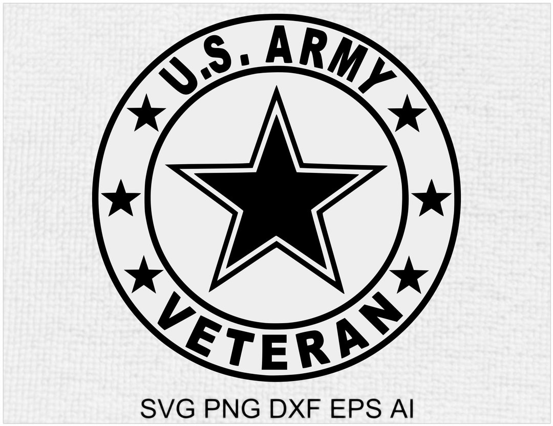 Army Veteran Decal SVG Download : Digital for Vinyl Cutters, Printers ...
