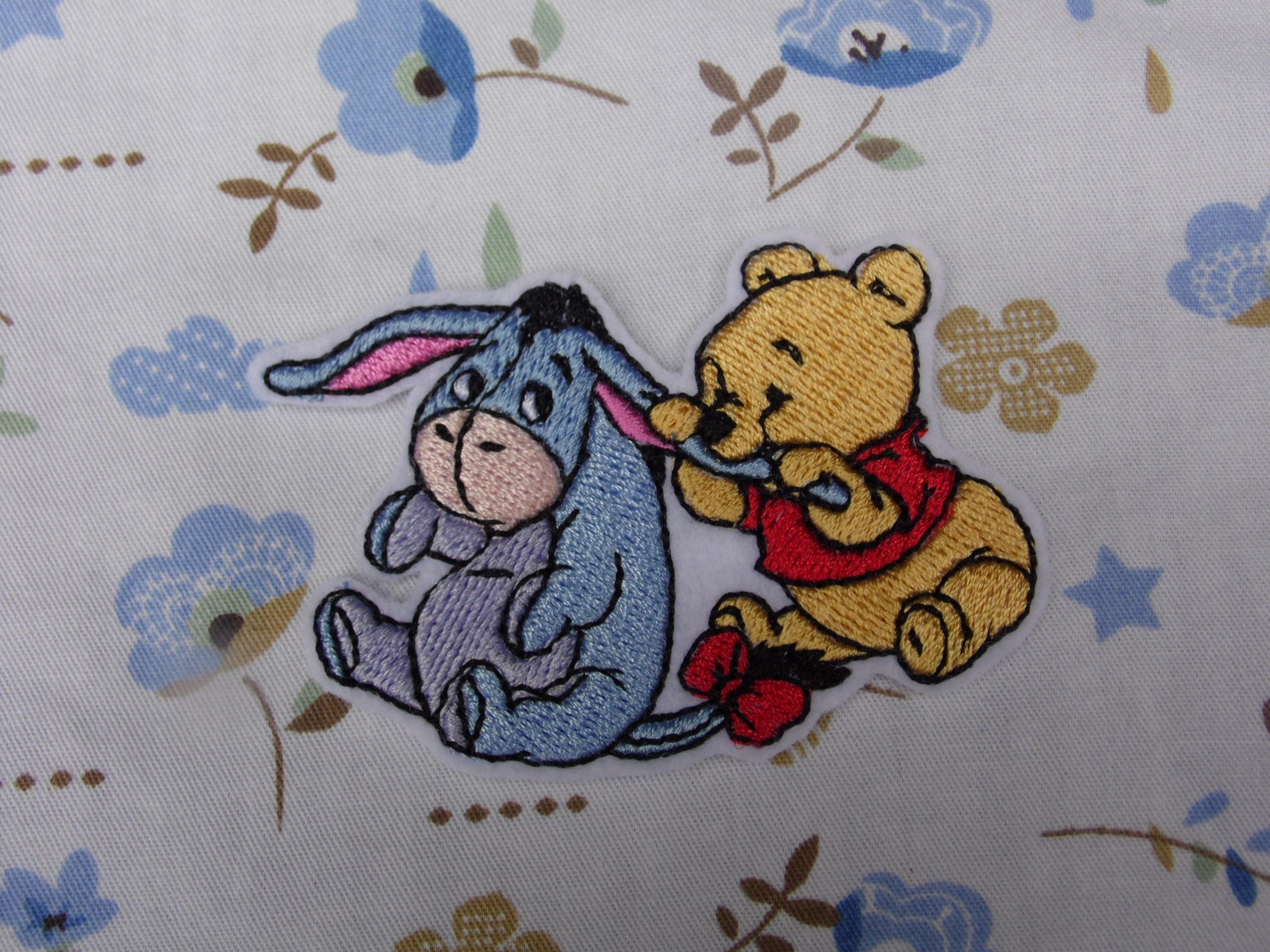 Baby Winnie & Eeyore Motif Patch Sew on Glue On - Etsy UK