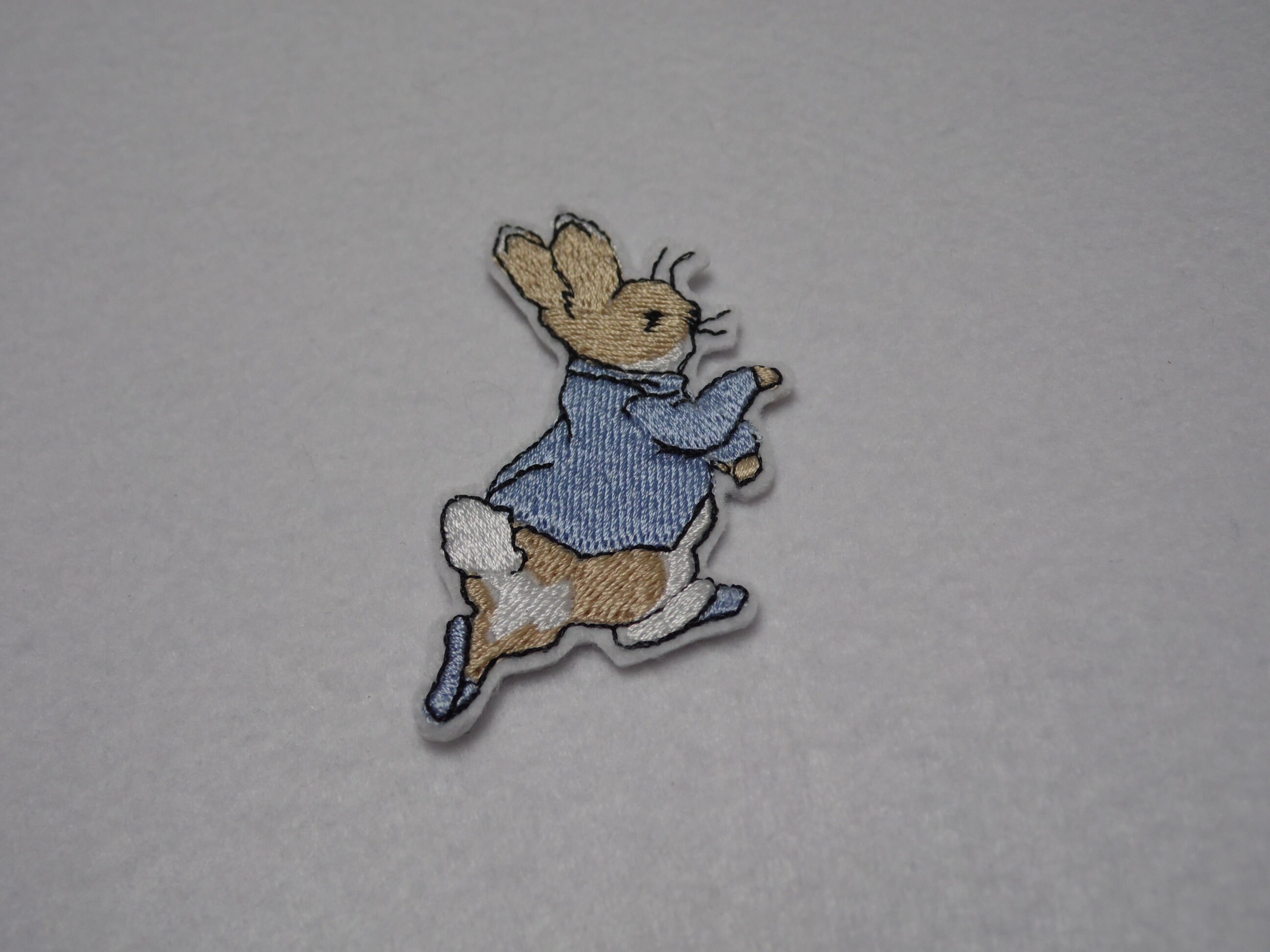 Peter Rabbit in a Hurry Pack of 2 Iron on Sew on Motif - Etsy UK