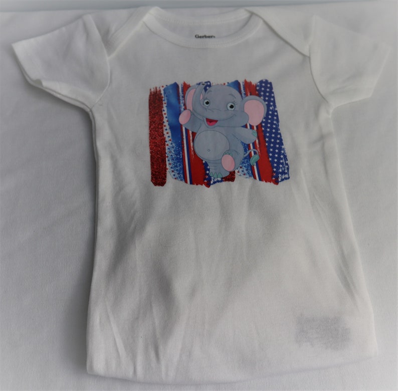 Elephant Patriotic July 4th Celebration Independence Day - Etsy