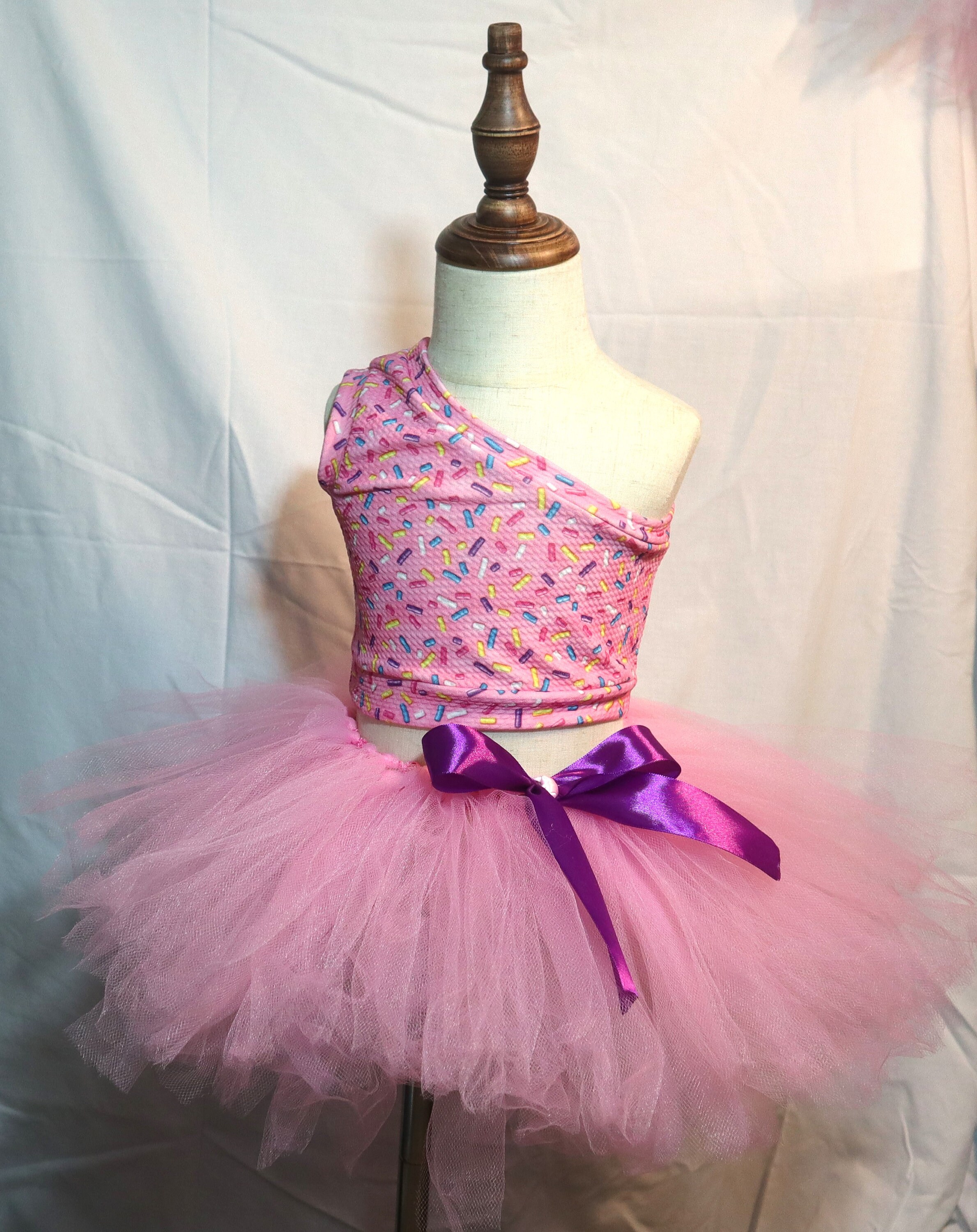 Tutu and Cold Shoulder Set/ One Shoulder/ Party Tutu, Birthday Tutu ...