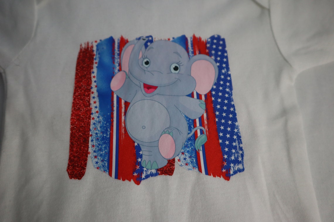 Elephant Patriotic July 4th Celebration Independence Day - Etsy