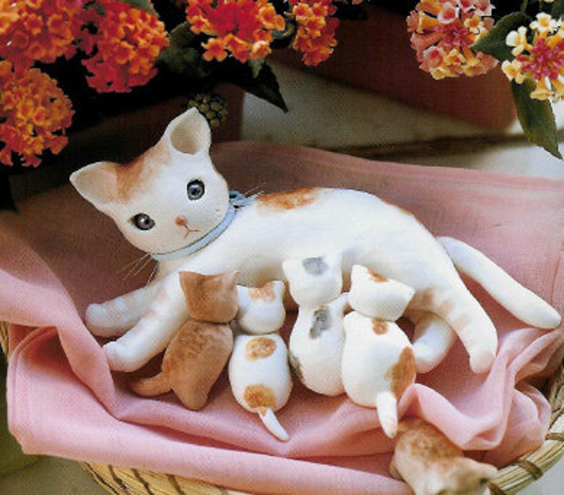 Cute Clay Cats Clay Modelling / Figure Making Ebook / PDF / Patterns ...