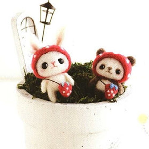 Rabbits Wool Needle Felting Craft Ebook / PDF Patterns | Etsy