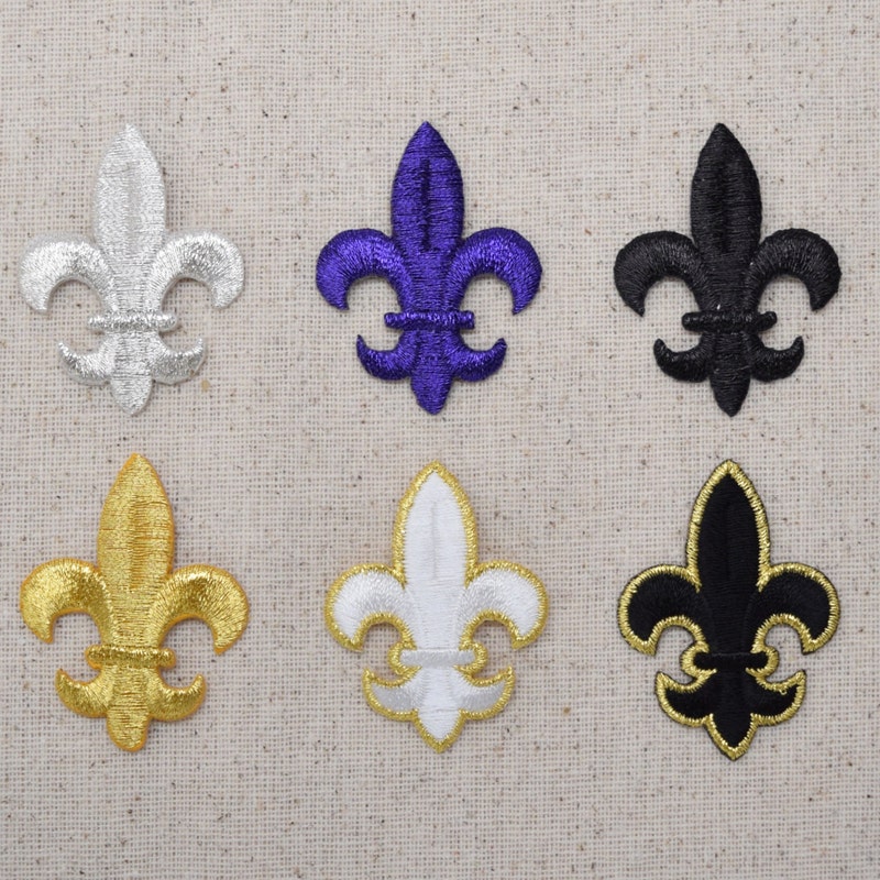 Purple Fleur De Lis Applique - Etsy