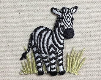 Zebra applique | Etsy