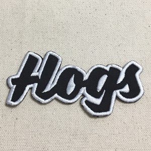 Hogs - Color Choice - Mascot - Team Name - Words - Iron on Applique ...