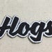 Hogs - Color Choice - Mascot - Team Name - Words - Iron on Applique ...