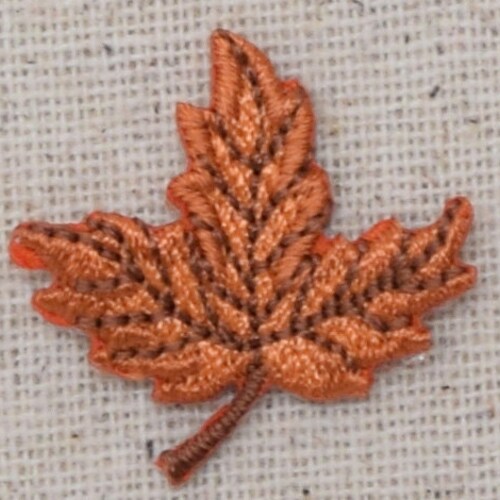 Mini Tree Leaf Fall Autumn Brown Embroidered Patch - Etsy